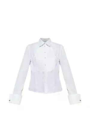 Alexander McQueen Striped Bib-front Shirt