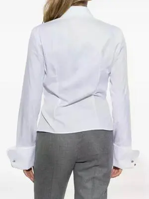 Alexander McQueen Striped Bib-front Shirt