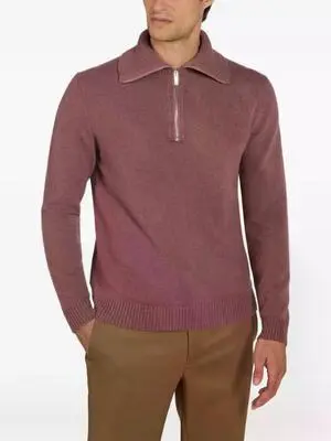 SLOWEAR Half-zip Cashmere Sweater