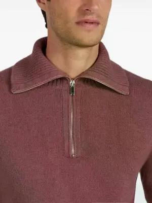 SLOWEAR Half-zip Cashmere Sweater