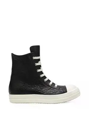 Rick Owens High-top Leather Sneakers