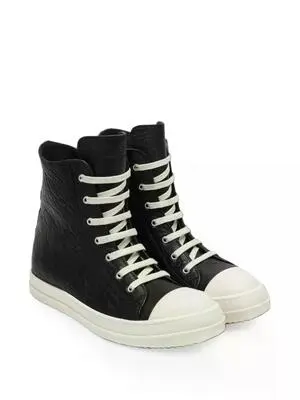 Rick Owens High-top Leather Sneakers