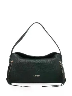 Liu Jo Grained-effect Zipped Tote Bag - Green