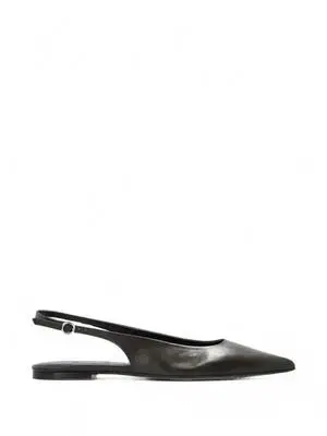AeydĒ Annora Slingback Ballet Flats - Brown
