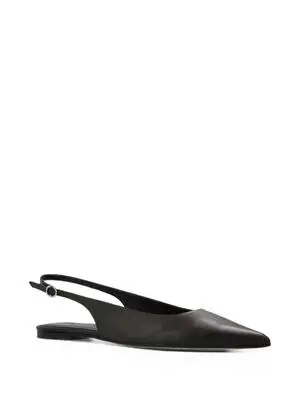 AeydĒ Annora Slingback Ballet Flats - Brown