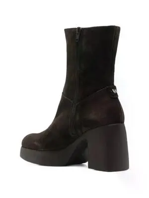WONDERS Lady 101 Suede Platform Ankle Boots
