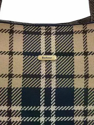 Barbour Large Layla Tartan Tote Bag - Blue