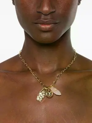 La DoubleJ Charm-detail Chain-link Necklace