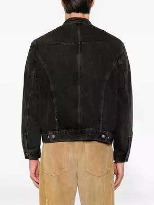 LEVI'S Faded-effect Band-collar Jacket