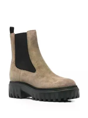 Hogan Suede Chelsea Boots