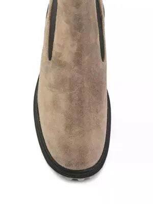 Hogan Suede Chelsea Boots