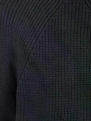 Comme Des Garçons Ribbed-knit Raglan-sleeve Sweater