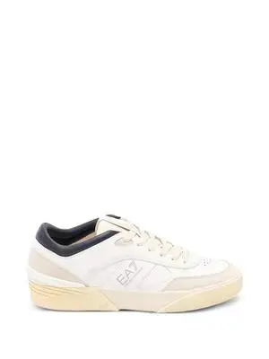 EA7 Otg Pride Luxe Logo-print Panelled Sneakers - White
