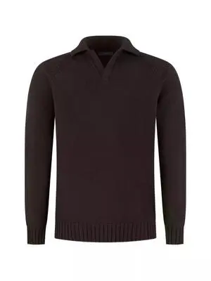 ZANONE Raglan-sleeve Polo-collar Sweater