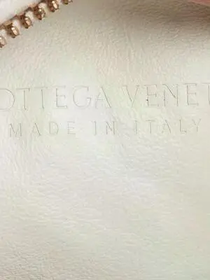 Bottega Veneta Mini Jodie Intrecciato Handbag White