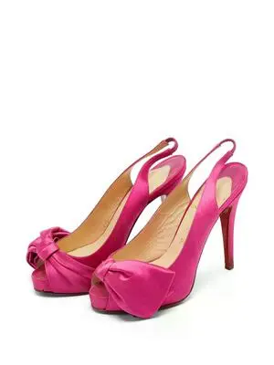 CHRISTIAN LOUBOUTIN Bow-detail Slingback Pumps