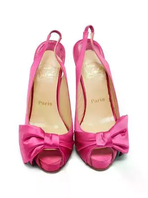 CHRISTIAN LOUBOUTIN Bow-detail Slingback Pumps
