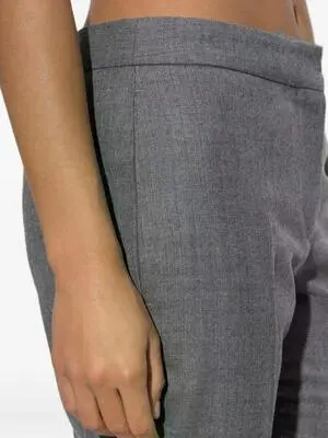 Alexander McQueen Pleated Wool Trousers