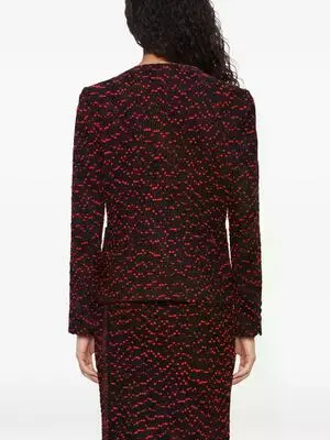 Elie Saab Tweed Button-up Jacket