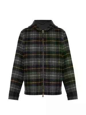 Woolrich Check-pattern Hooded Jacket