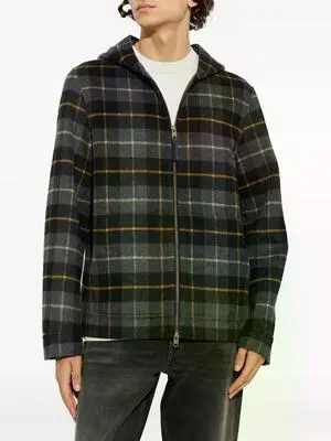 Woolrich Check-pattern Hooded Jacket