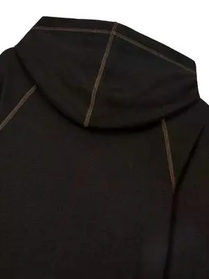 STUDIO TOMBOY Contrast-stitch Drawstring Cardigan