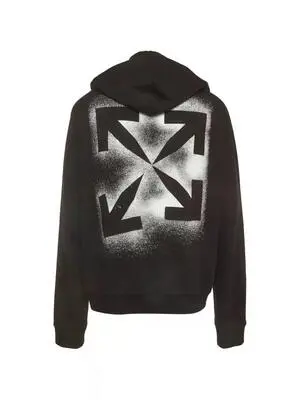 Off-White Stencil Arrow Logo-print Hoodie