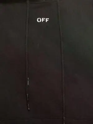 Off-White Stencil Arrow Logo-print Hoodie