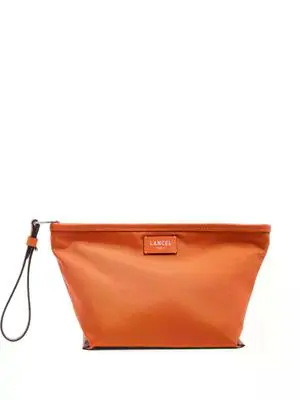 LANCEL Mistral Rollable Wristlet Pouch - Orange