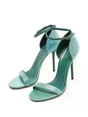 Gucci Crystal-embellished Ankle-strap Sandals