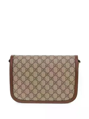 Gucci 2020s 1955 Horsebit Gg Canvas Cross Body Bag