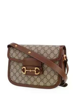 Gucci 2020s 1955 Horsebit Gg Canvas Cross Body Bag