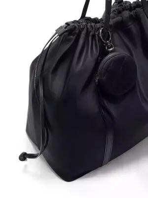 Mz Wallace Large Waverly Drawstring Tote Bag - Black