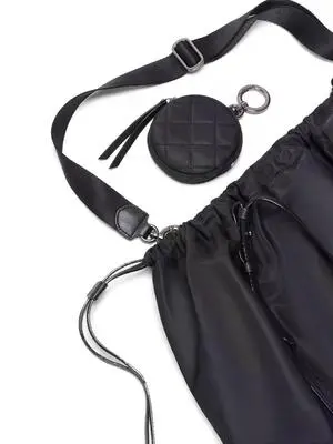 Mz Wallace Large Waverly Drawstring Tote Bag - Black