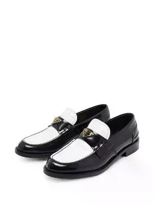 Prada Triangle-logo Loafers - Black