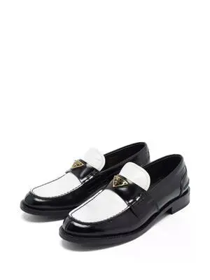 Prada Triangle-logo Loafers - Black