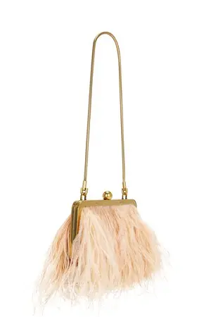 Khaite Lilith Chain Evening Bag In Peach