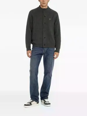 Emporio Armani Logo-plaque Straight-leg Jeans