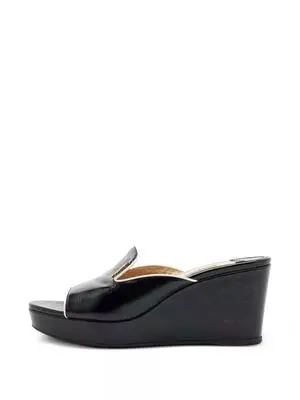 Prada Platform Wedge Sandals
