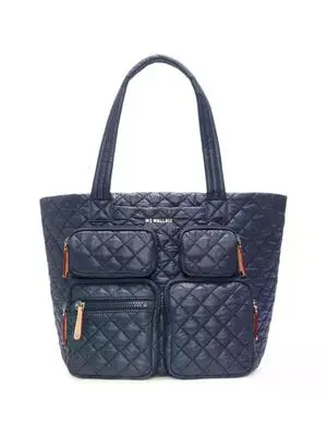 Mz Wallace Medium Metro Quilted Tote Bag - Blue