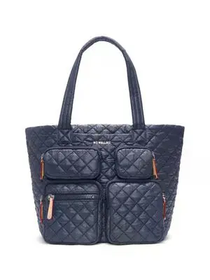 Mz Wallace Medium Metro Quilted Tote Bag - Blue