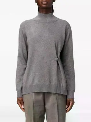 Fabiana Filippi Platinum High-neck Sweater