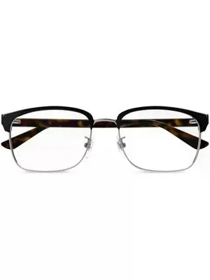Gucci Logo-print Glasses - Black