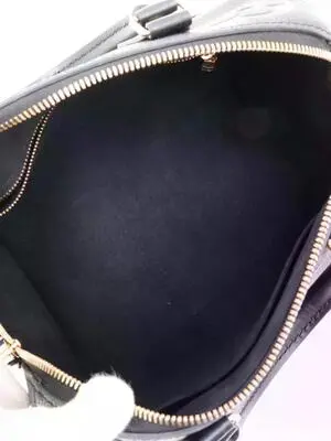 LOUIS VUITTON 2021-2026 Monogram Giant Empreinte Speedy Bandouliere 25 Satchel - Black