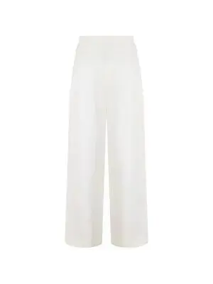 Moschino Button-detail Wide-leg Tailored Trousers