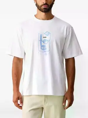 Rains Graphic-print Crew-neck T-shirt - White