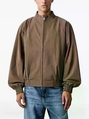 Rains Logo-patch Bomber Jacket