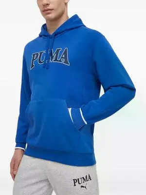 PUMA Squad Logo-print Hoodie - Blue
