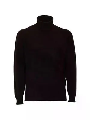 FILIPPO DE LAURENTIIS Roll-neck Knitted Sweater - Brown