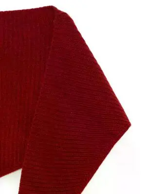 N.peal Ribbed Triangle Scarf